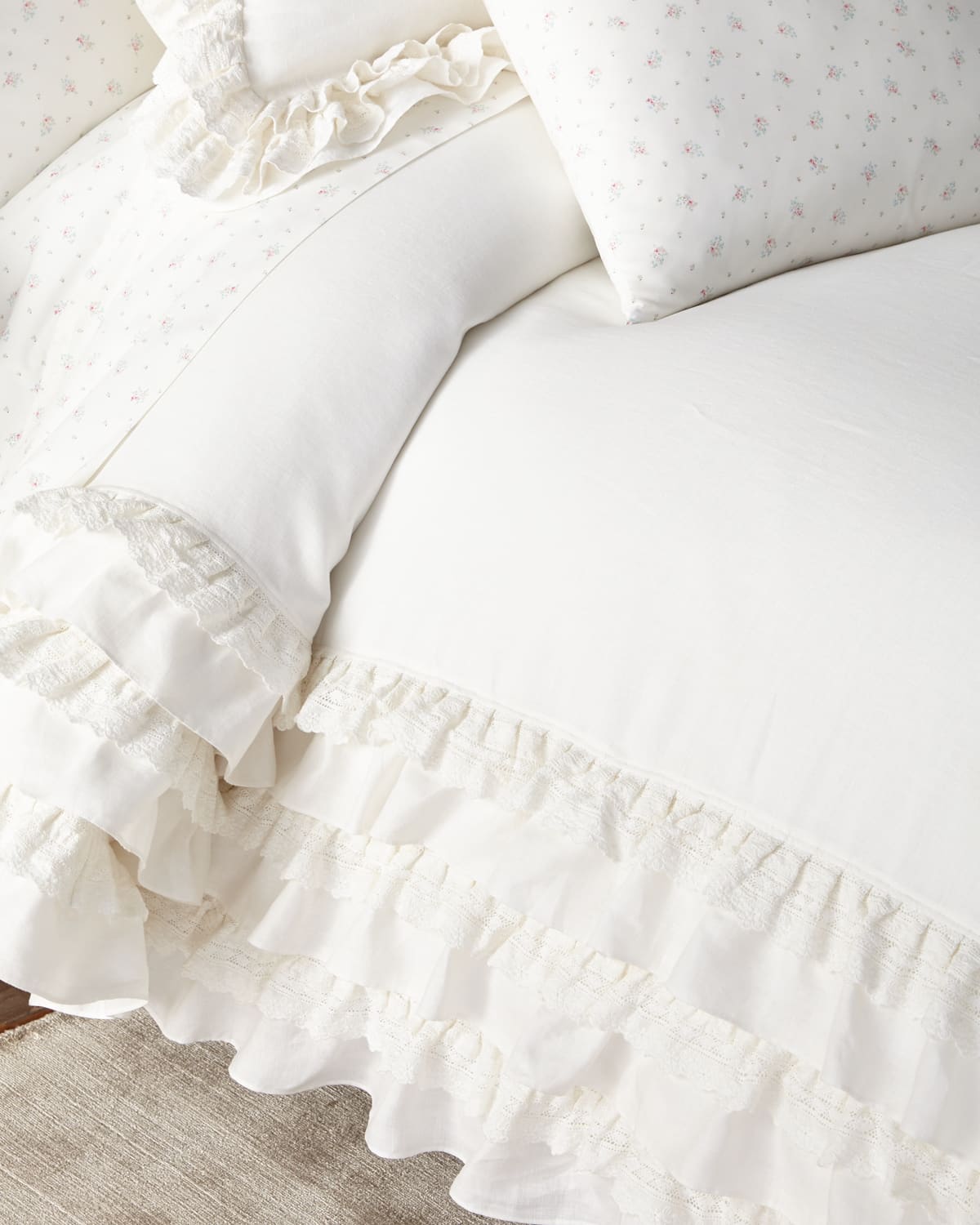 Rachel Ashwell Petticoat Twin Duvet Cover and Ma Thread Counthing Items ...