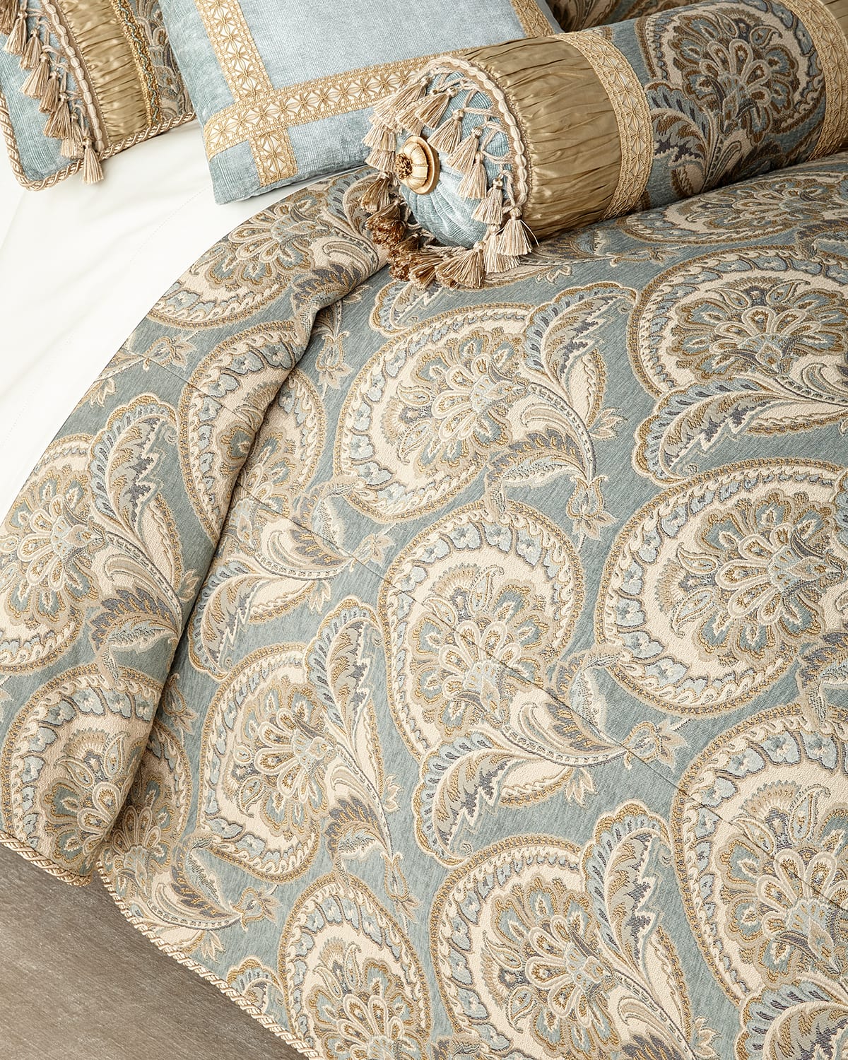 Dian Austin Couture Home Willette Paisley Queen Duvet and Matching ...