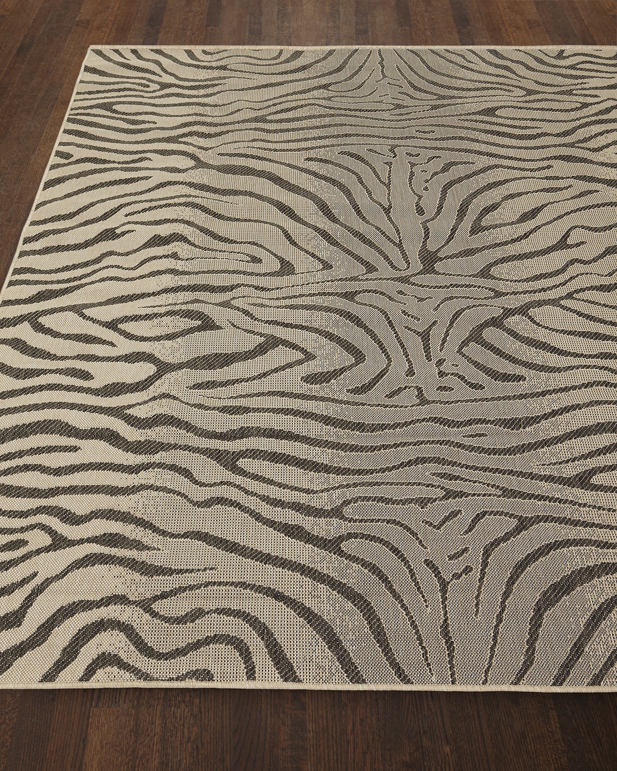 Zebra Terrace Indoor/Outdoor Rug & Matching Items | Horchow