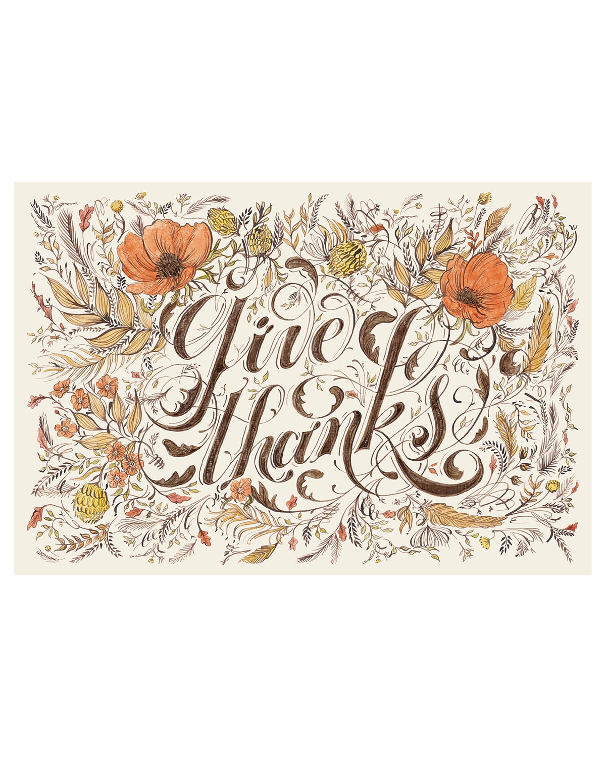 Hester & Cook Give Thanks Table Setting Decor Collection and Matching ...