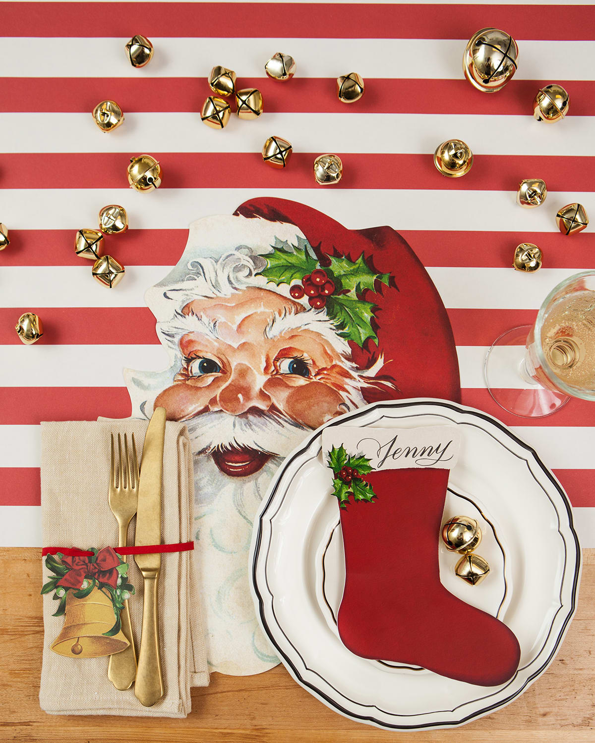 Hester & Cook Santa Table Setting Decor Collection and Matching Items ...