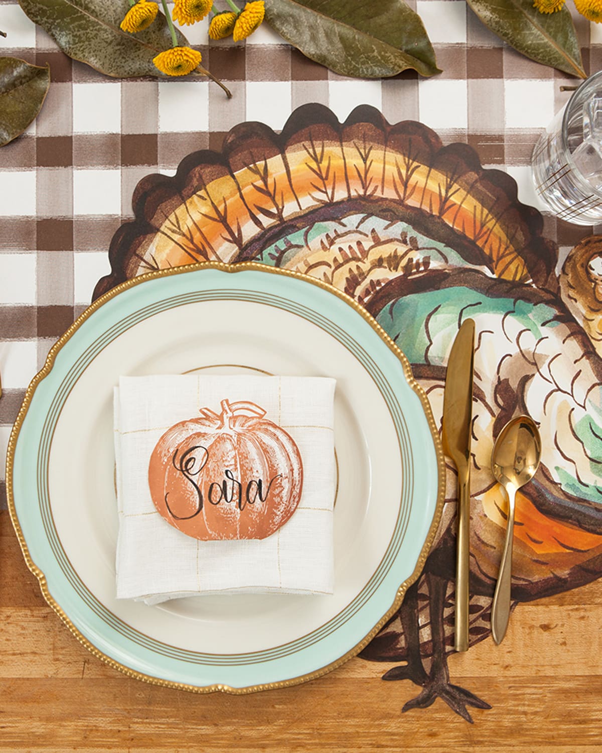 Hester & Cook Thanksgiving Table Setting Decor Collection and Matching ...