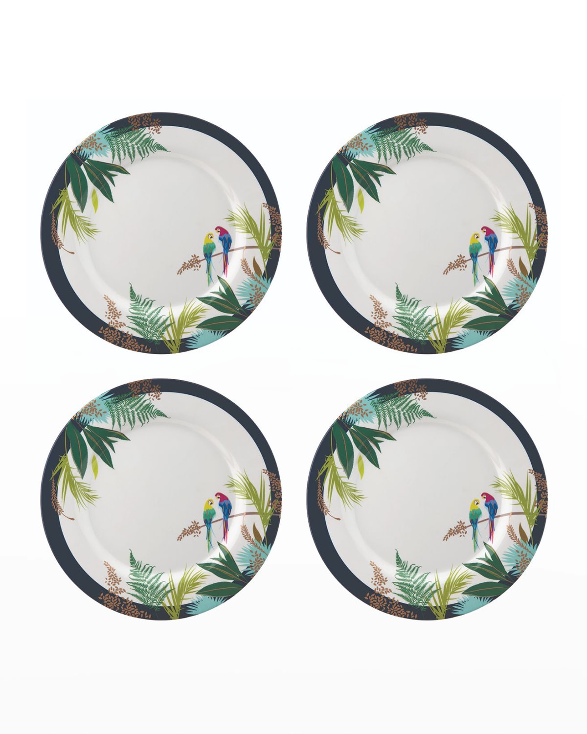 Sara Miller Parrot Melamine Dinnerware Collection & Matching Items ...