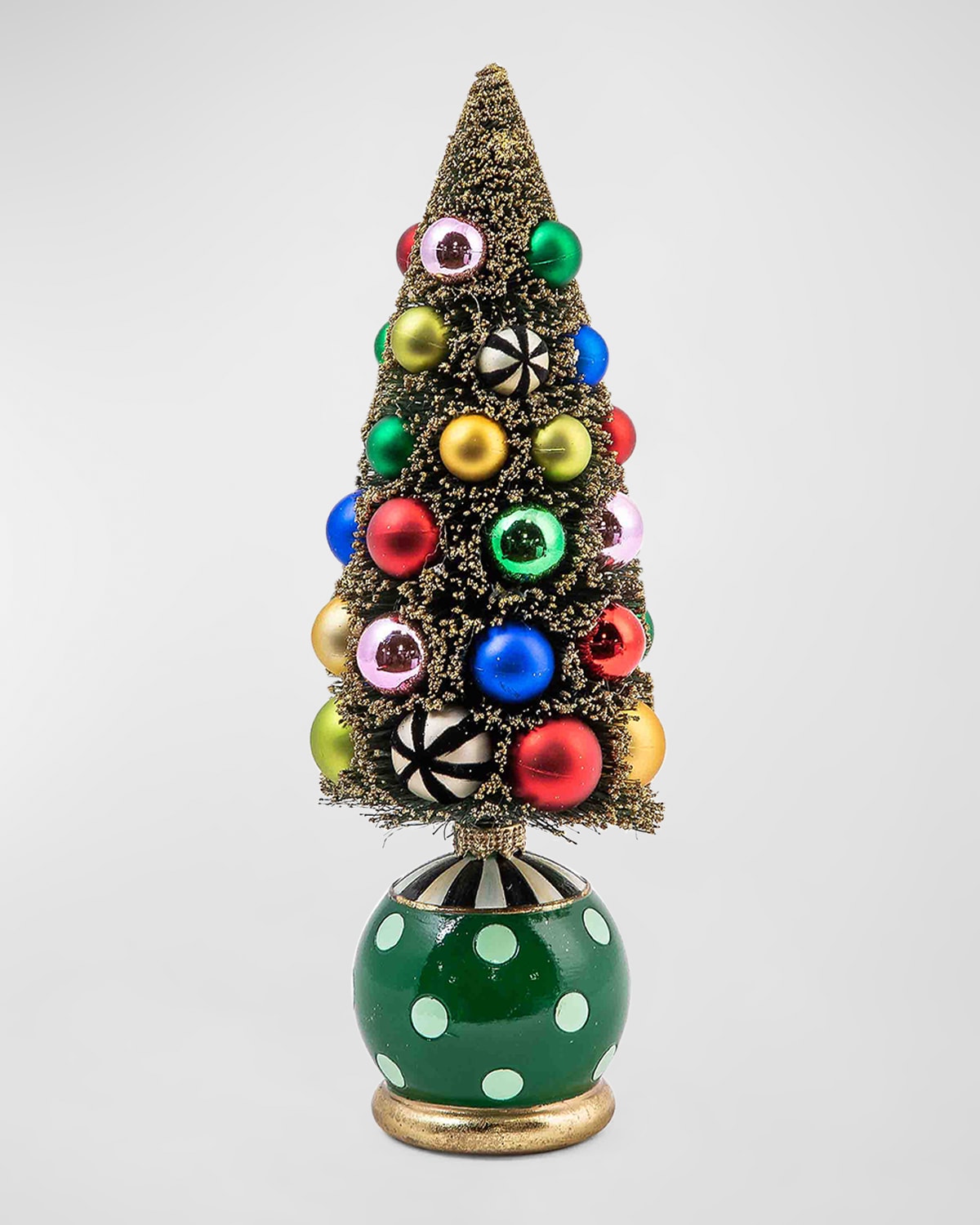 MacKenzie-Childs Granny Kitsch Bottle Brush Tree Collection & Matching ...