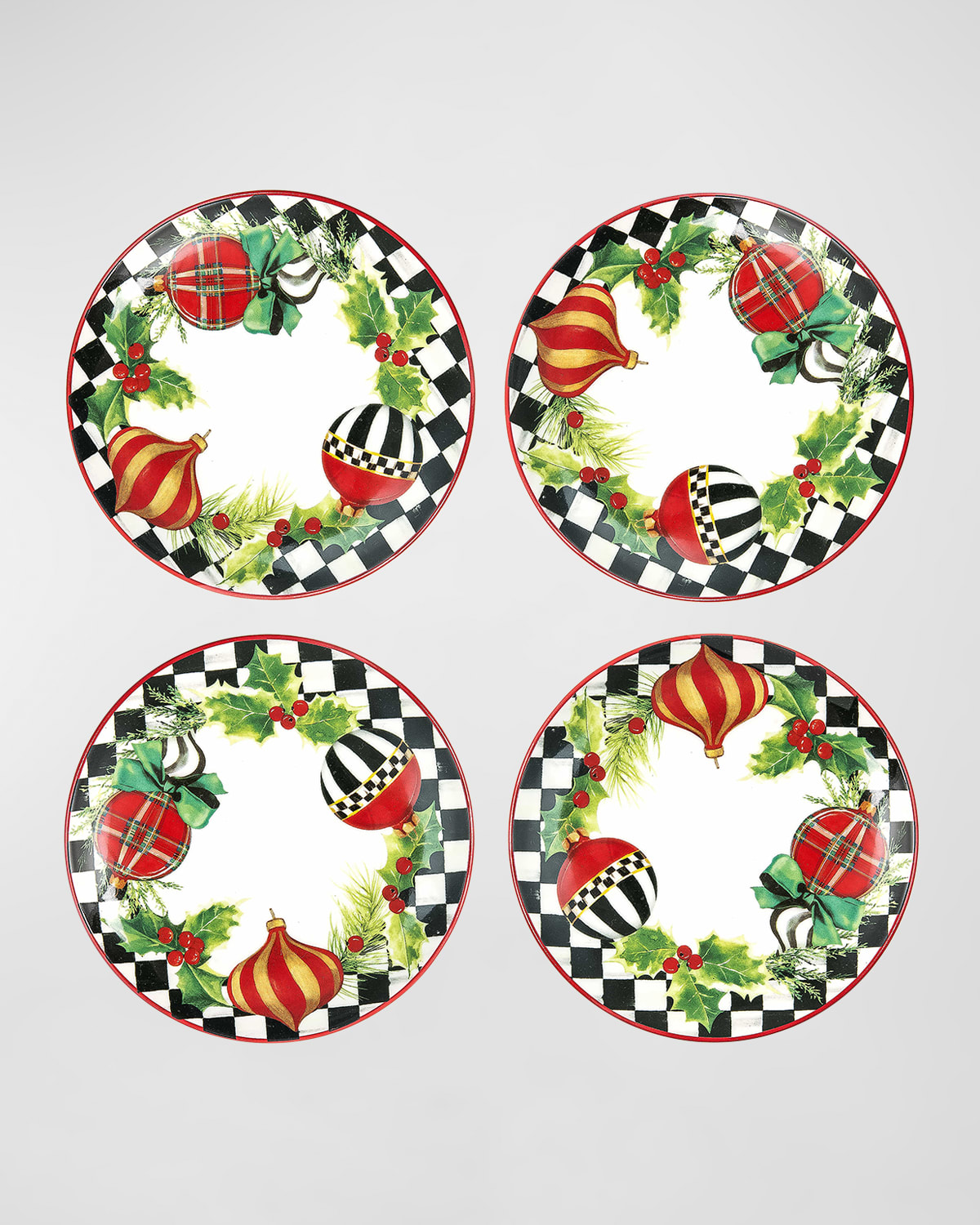 MacKenzie-Childs Deck The Halls Dinnerware Collection & Matching Items ...
