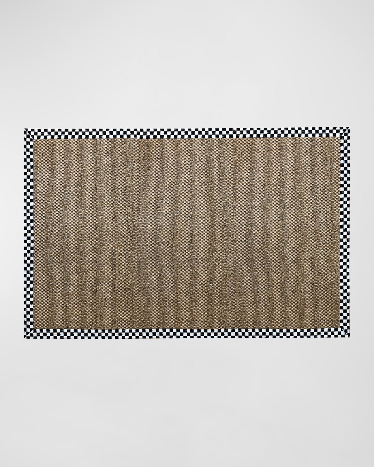 MacKenzie-Childs Courtly Check Chunky Sisal Rug Collection & Matching ...