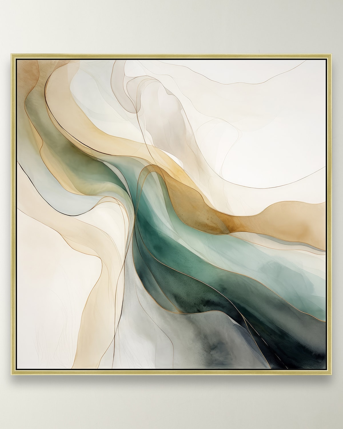 Prestige Arts "Guilded Greens" Giclee Wall Art Collection & Matching ...