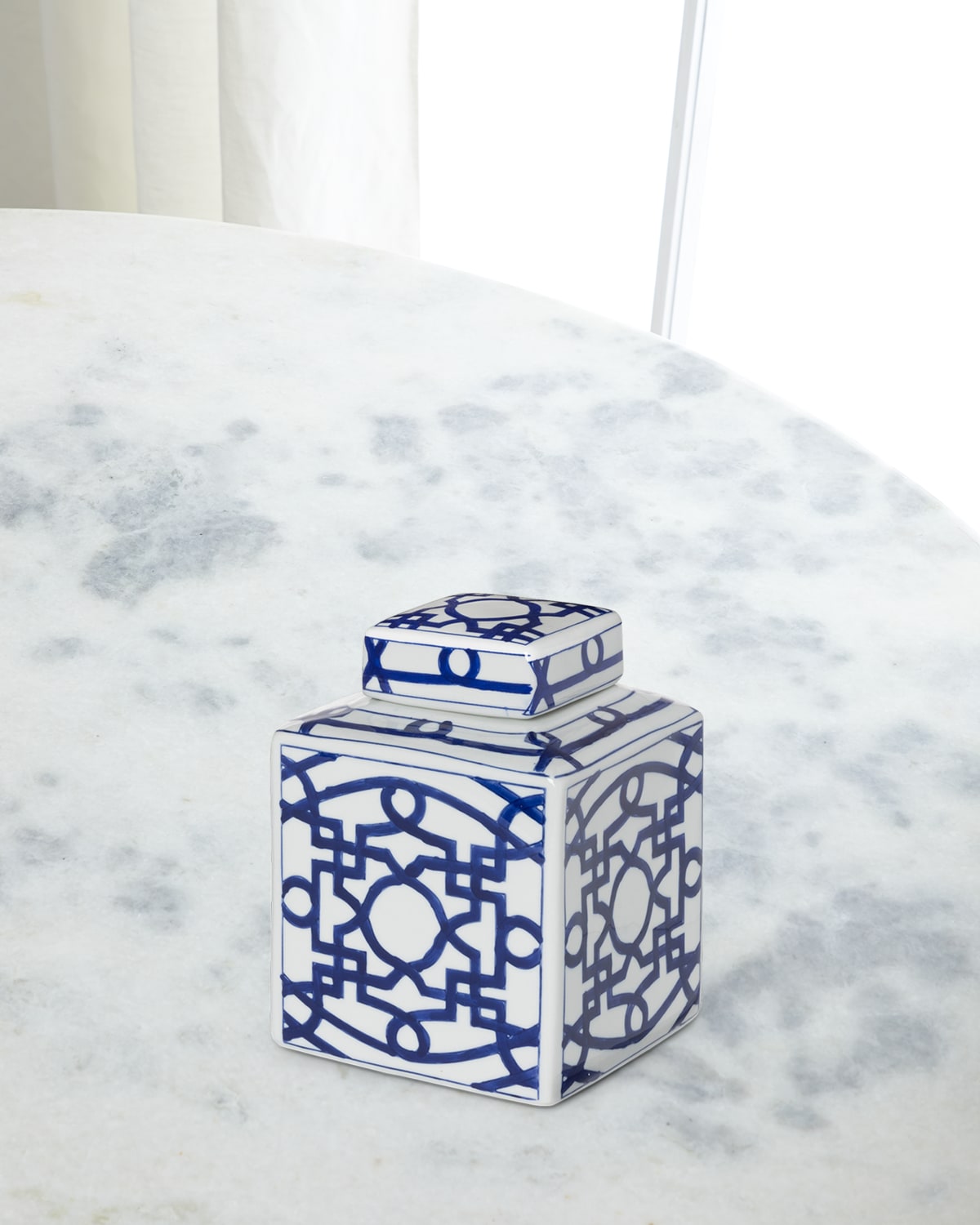 Park Hill Collection Imperial Ceramic Geometric Square Jar Collection ...