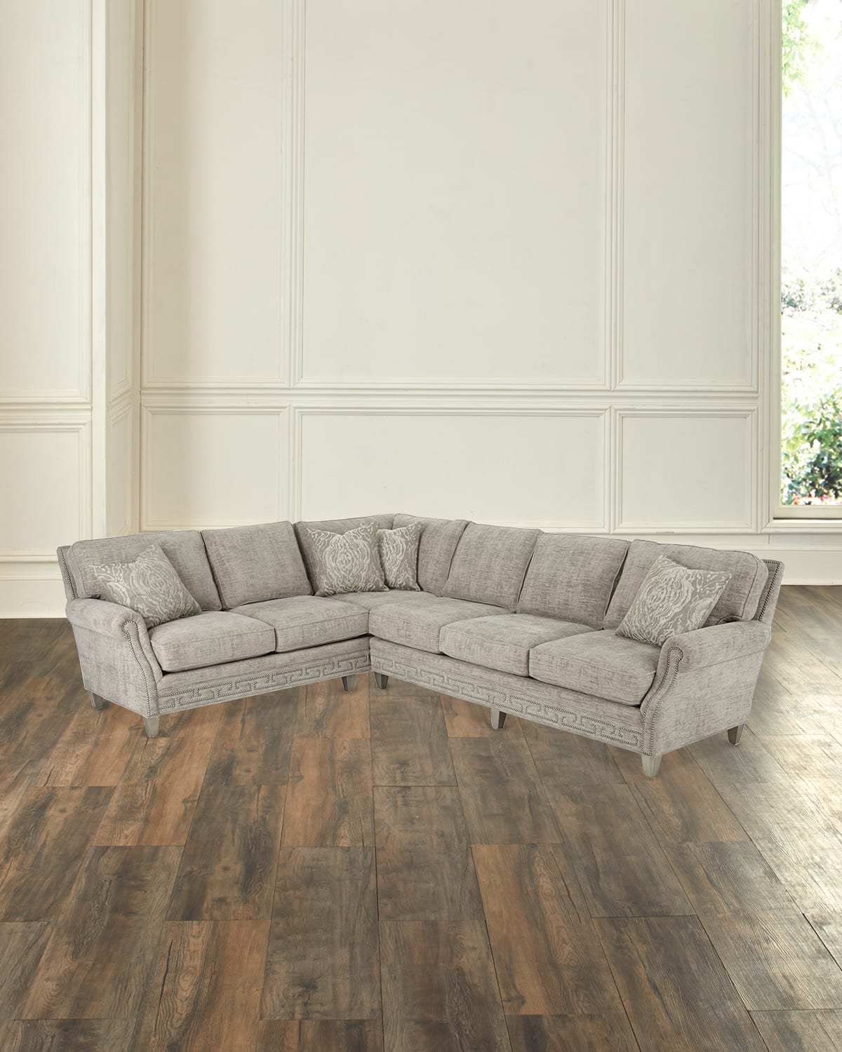 Massoud Bridget Left-Arm Sectional Sofa | Horchow