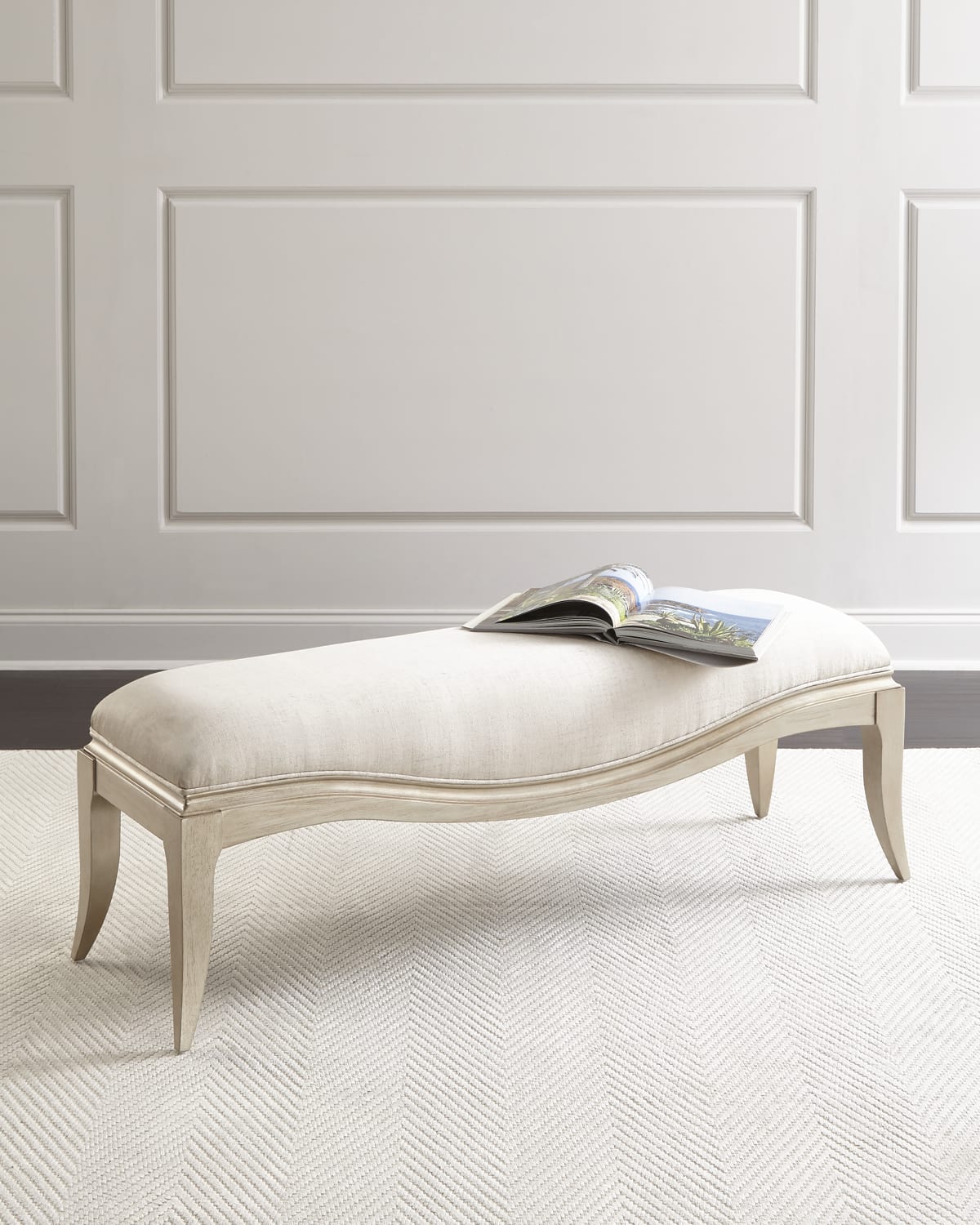 John-Richard Collection Aintree Curved Bench | Horchow