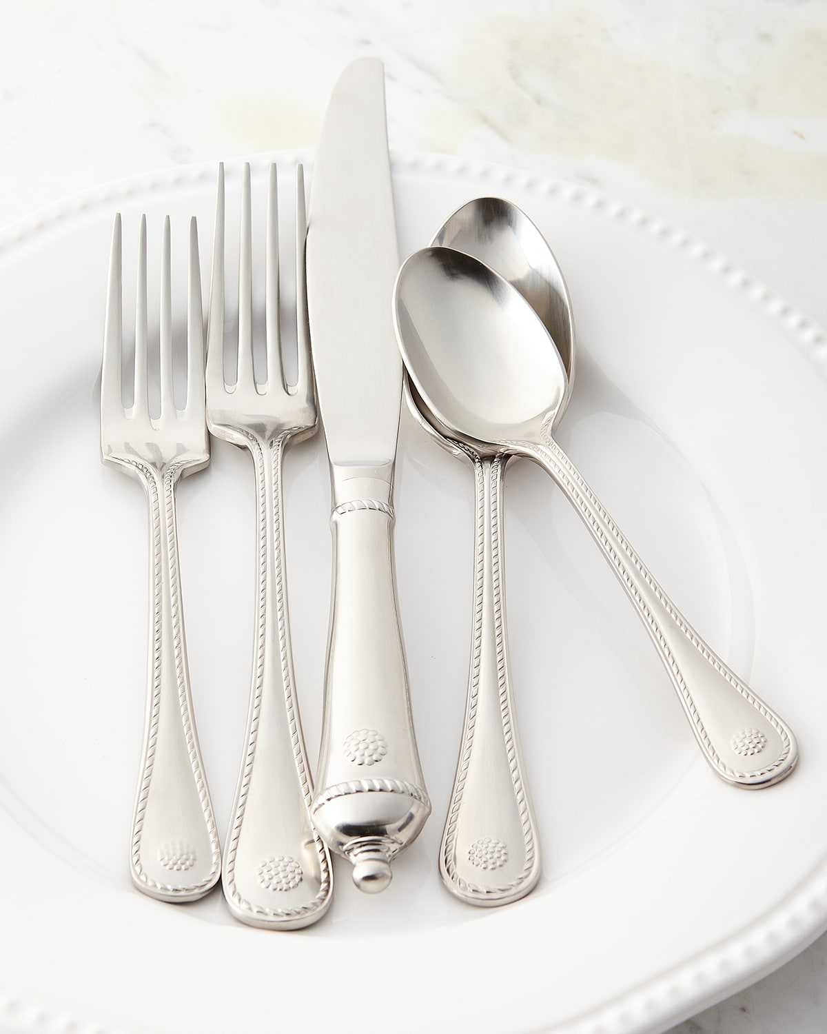 Juliska Bistro 5-Piece Flatware Place Setting -Bright Satin | Horchow