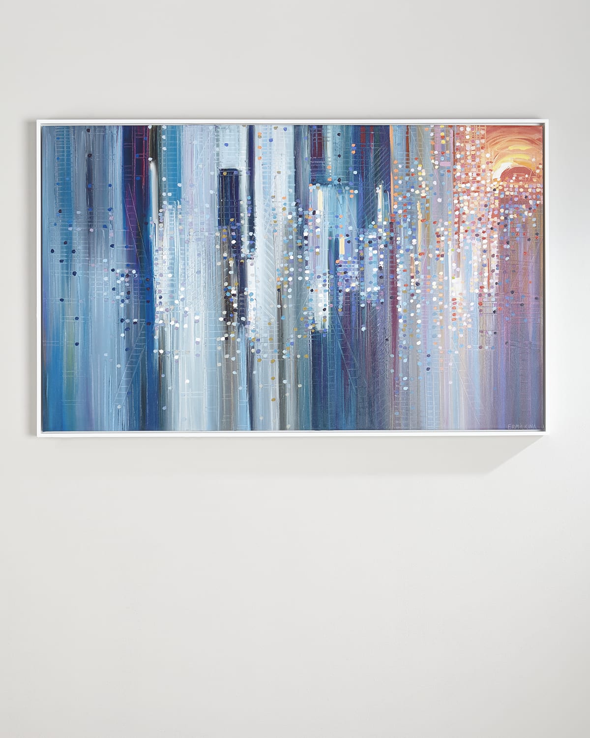 RFA Fine Art "Platinum Sky 2" Framed Acrylic Painting by Deborah Fine ...