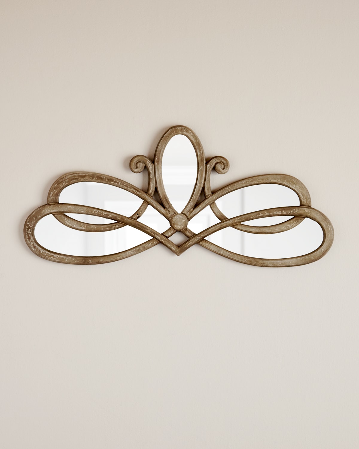 John-Richard Collection Selenite Star Mirror | Horchow