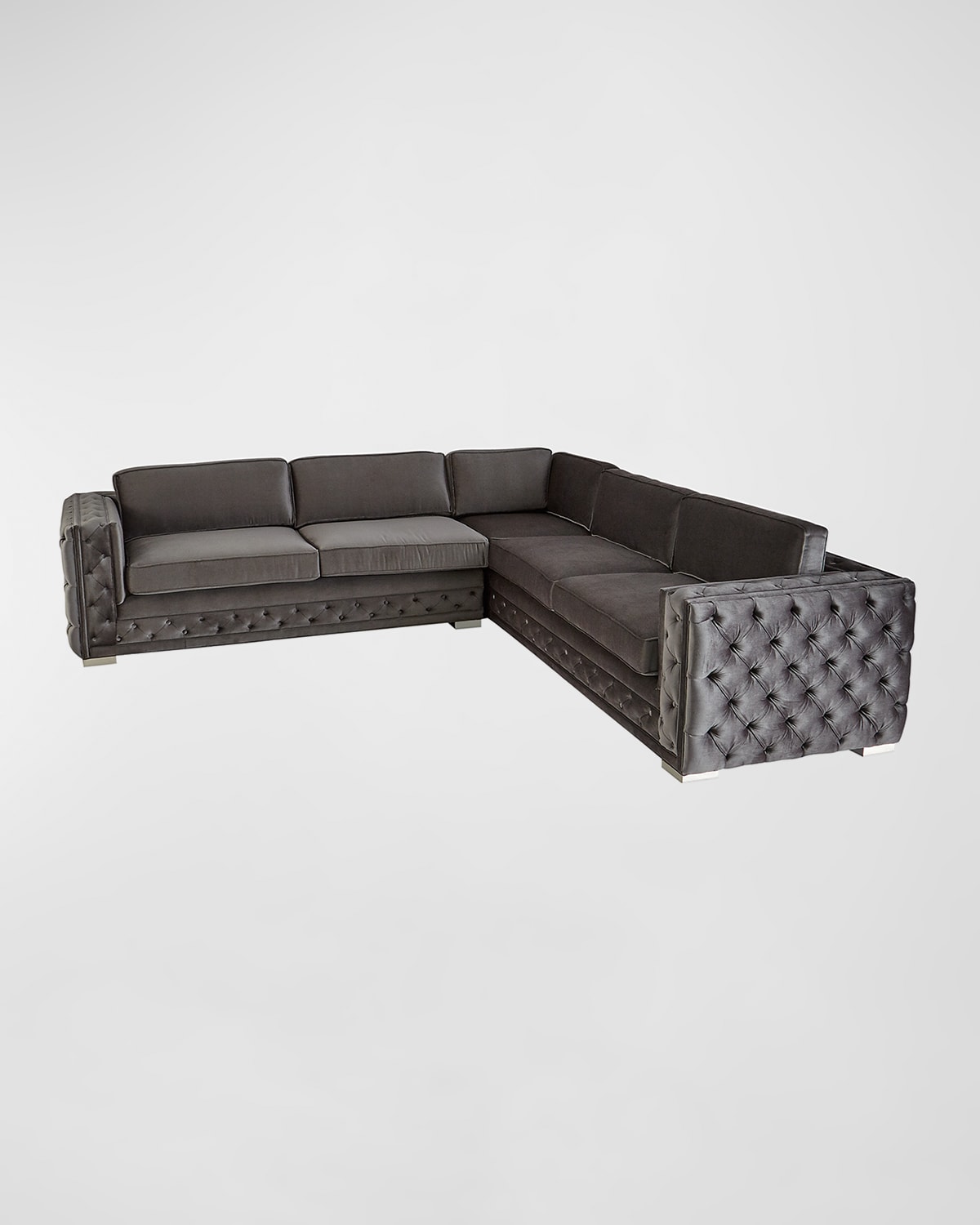 Haute House Tufted Geometric Sectional | Horchow