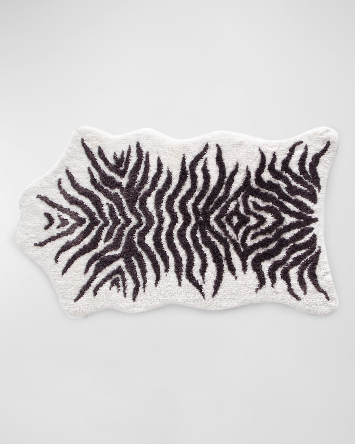 Graccioza Mountain Zebra Bath Rug, 35" x 59" | Horchow