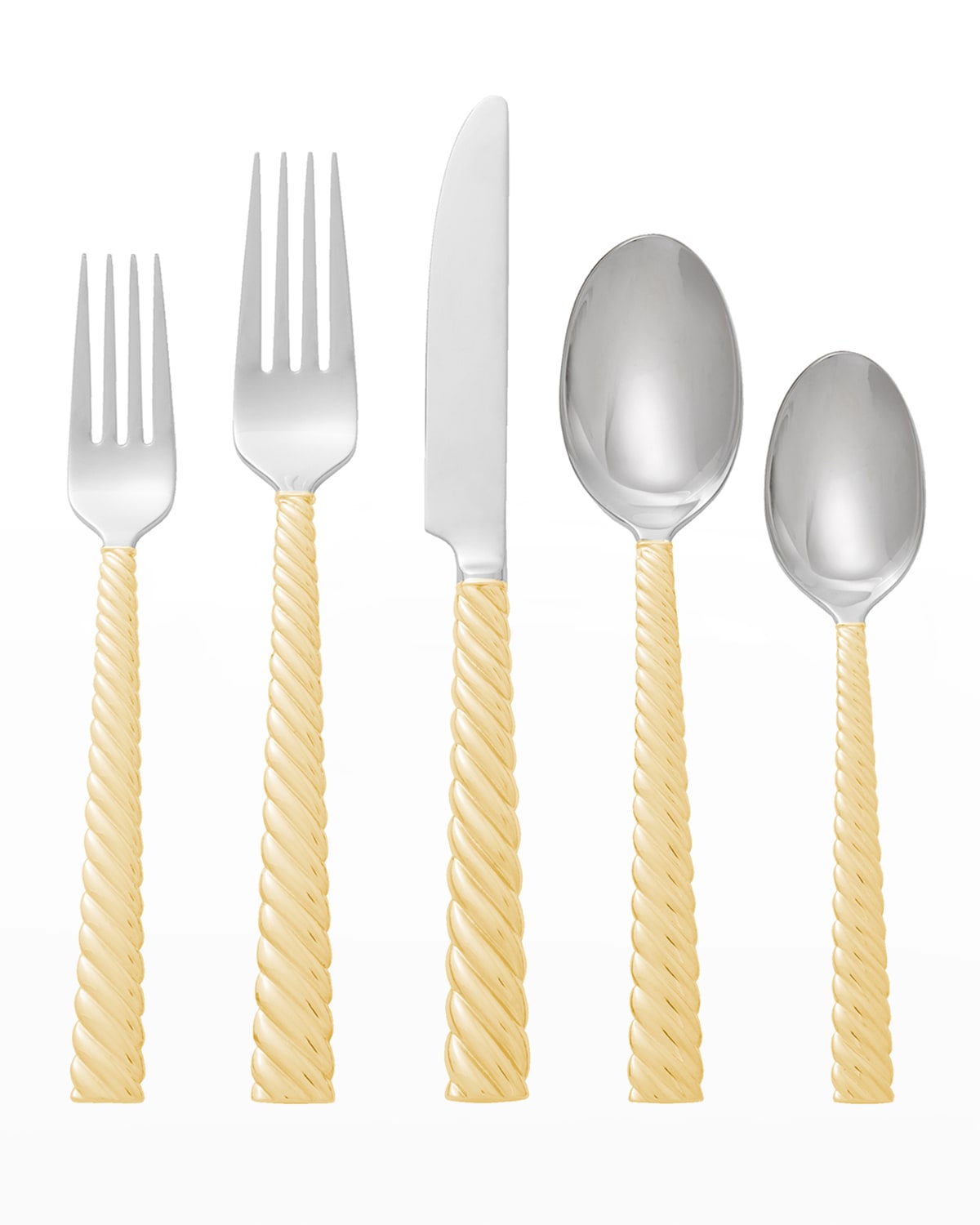 Michael Aram Orchid Silver 5-Piece Flatware Set | Horchow
