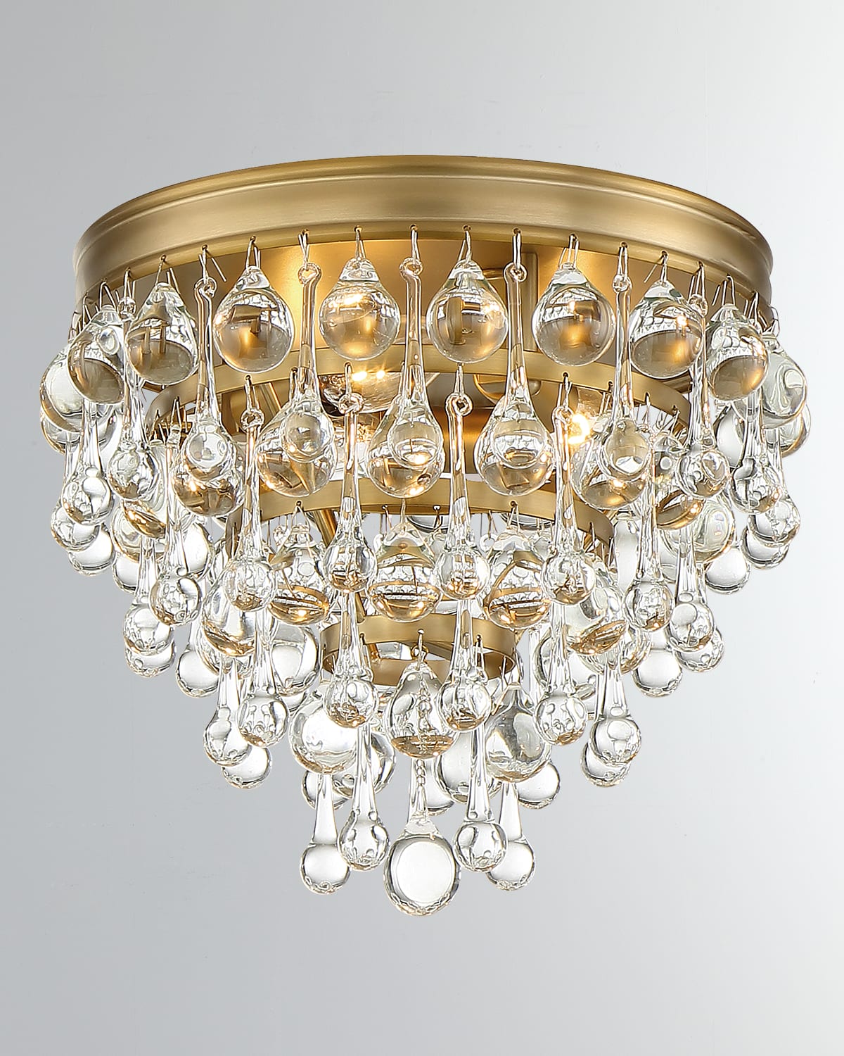 Crystorama Nola 3-Light Outdoor Flush Mount | Horchow