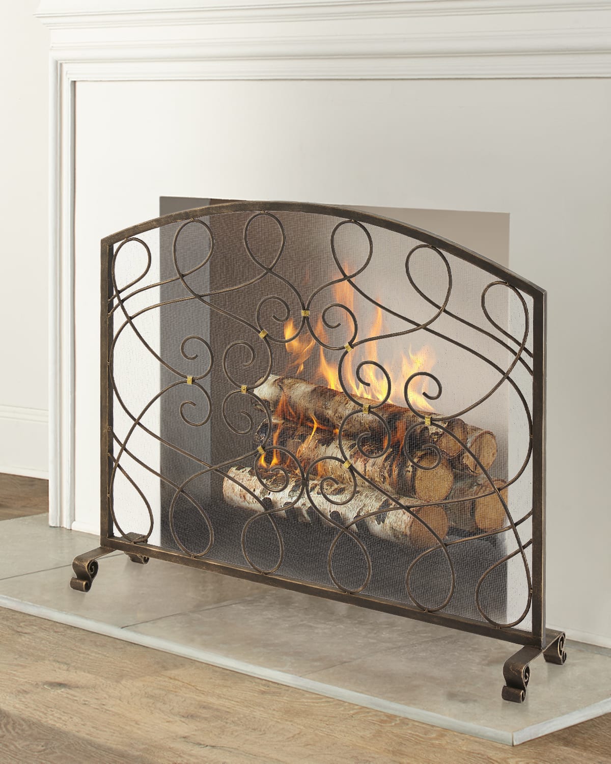Crystal Fireplace Screen | Horchow