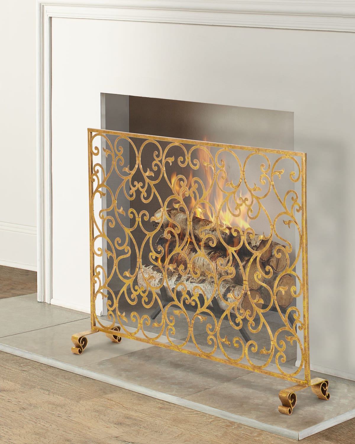 Asian Design Fireplace Screen | Horchow