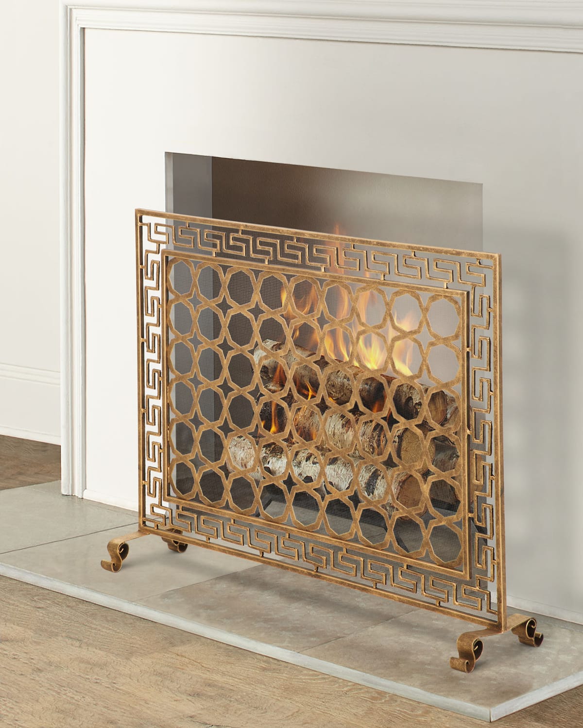 Single-Panel Fireplace Screen | Horchow