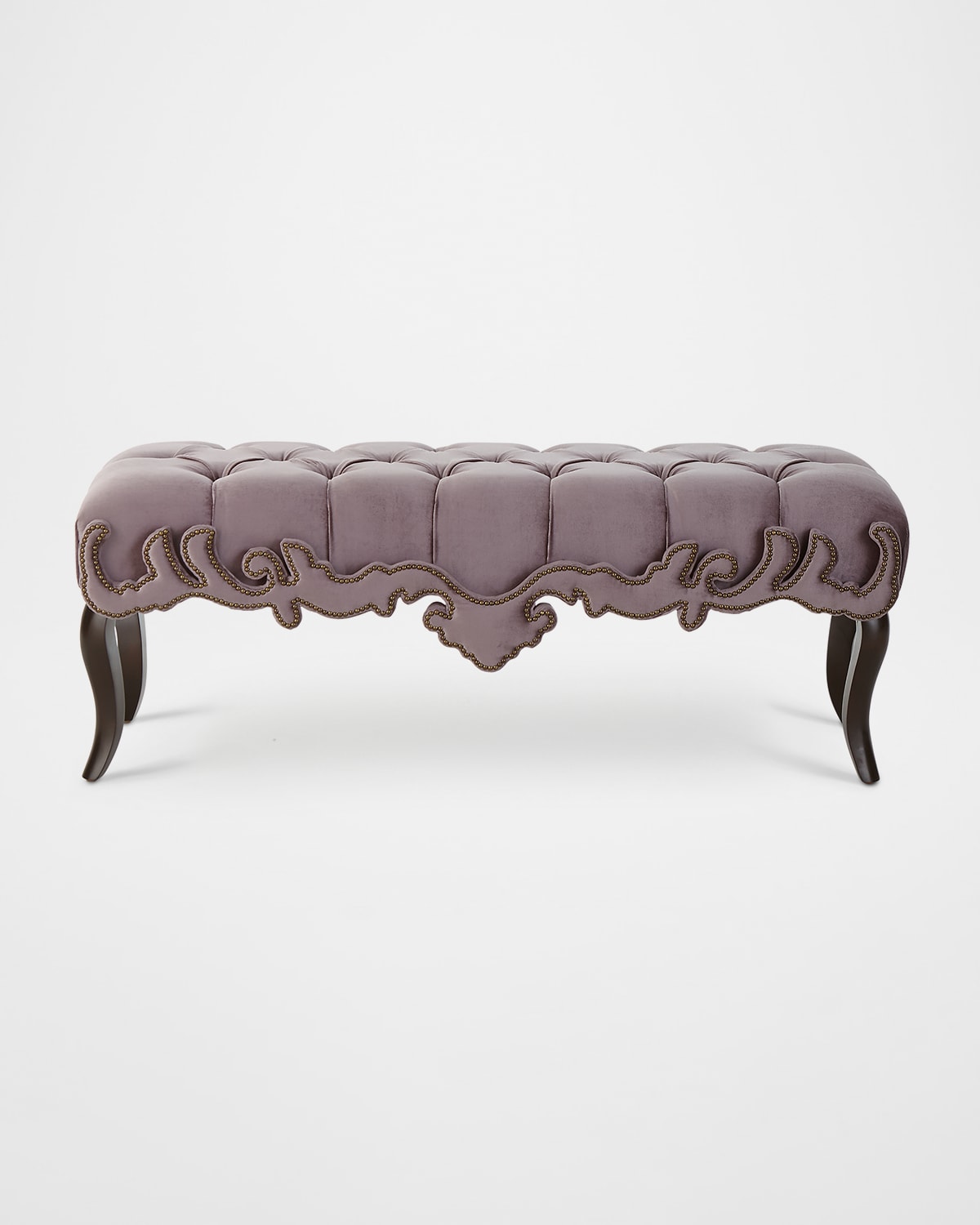 Haute House Rebecca Tufted Bench, 61" | Horchow