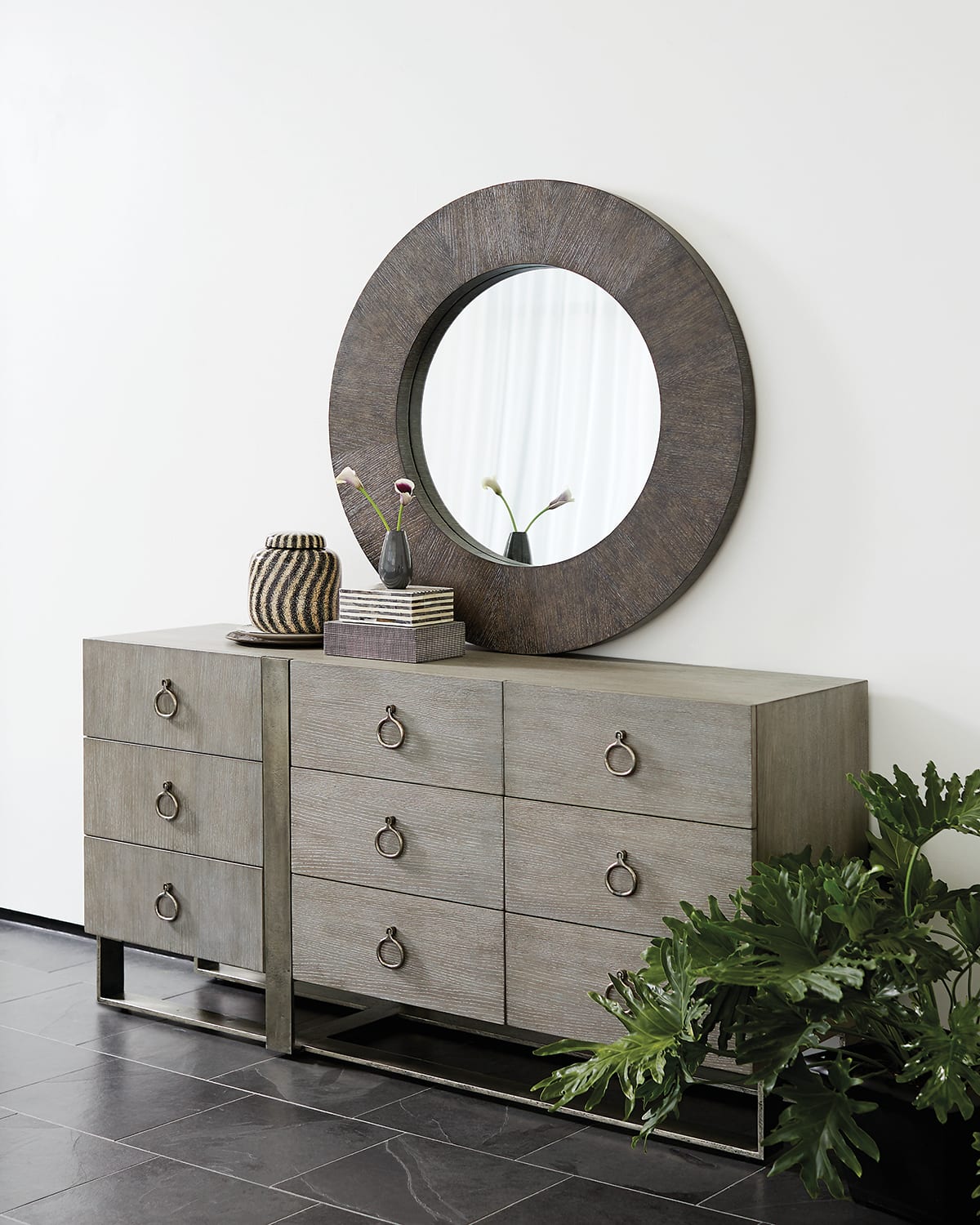 Jonathan Adler Harlequin Round Mirror | Horchow