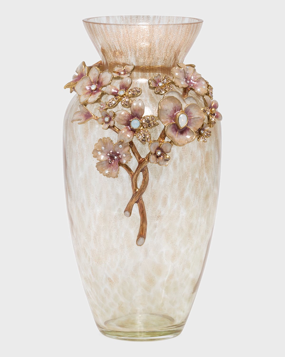 Jay Strongwater Madam Butterfly 6" Vase | Horchow