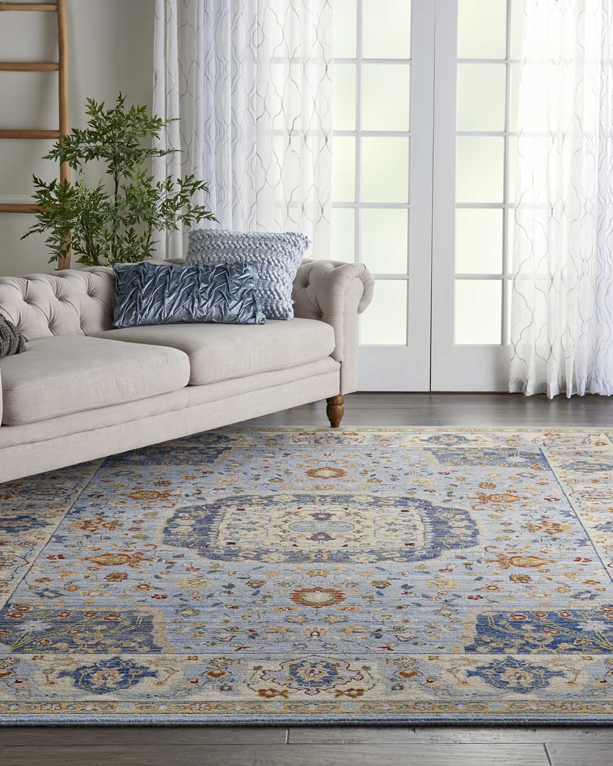 Nourison Carson Flatweave Rug, 6' x 9' | Horchow