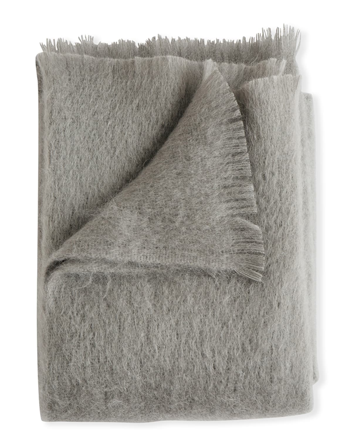 Evangeline Linens Lightweight Herringbone Throw, Saffron | Horchow