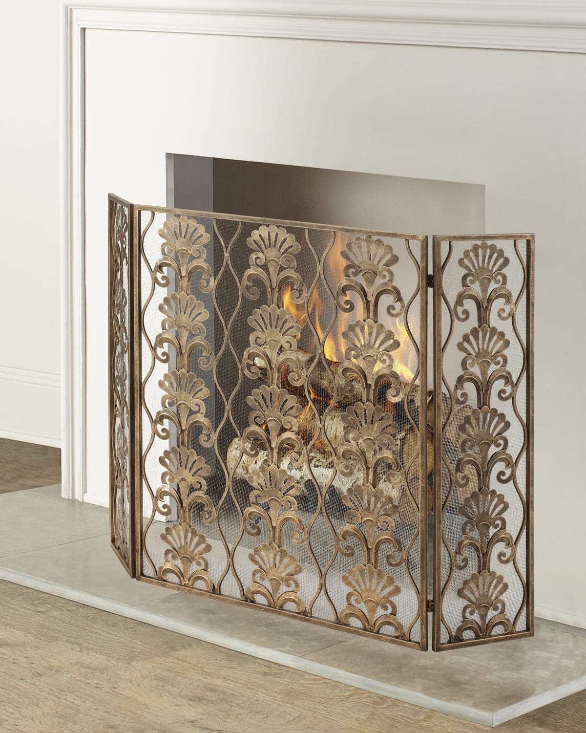 Gate Design 3-Panel Fireplace Screen | Horchow