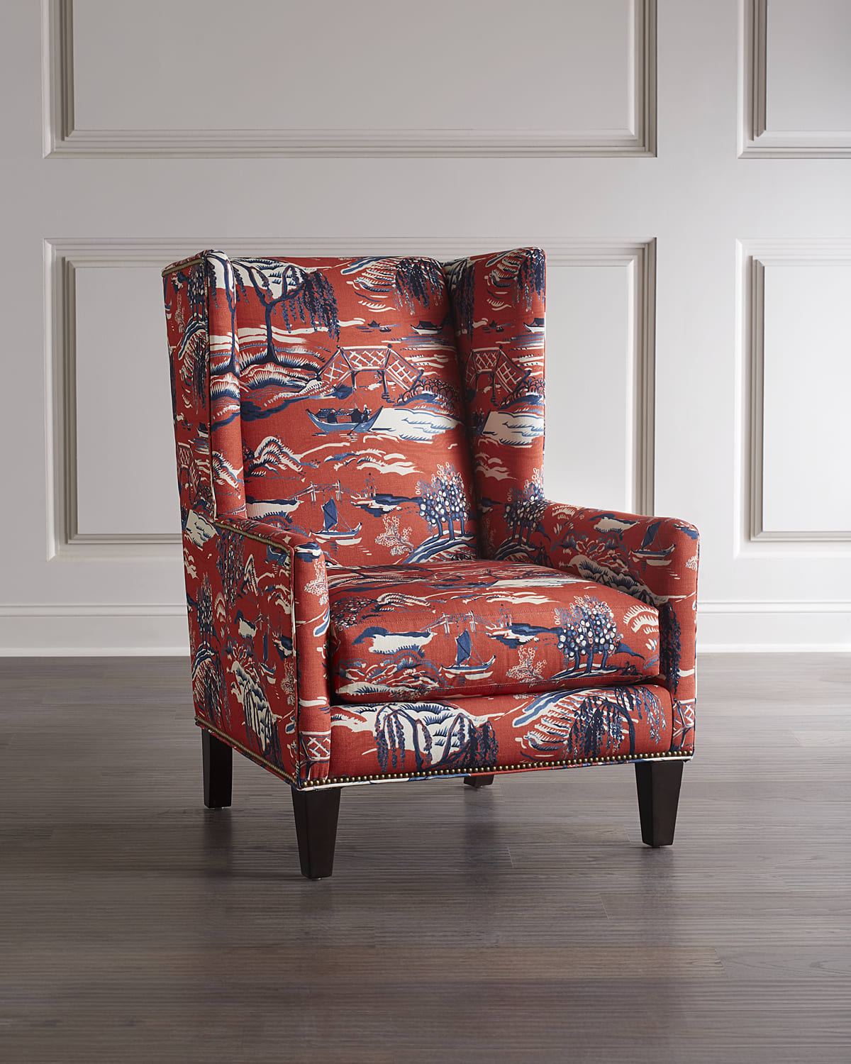 Massoud Flora Springs Wing Chair | Horchow