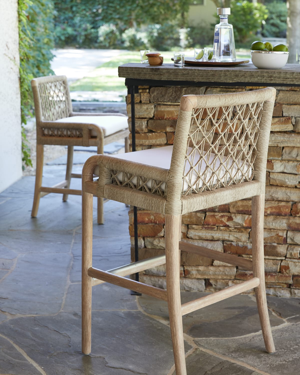 Palecek Loretta Outdoor Bar Stool | Horchow