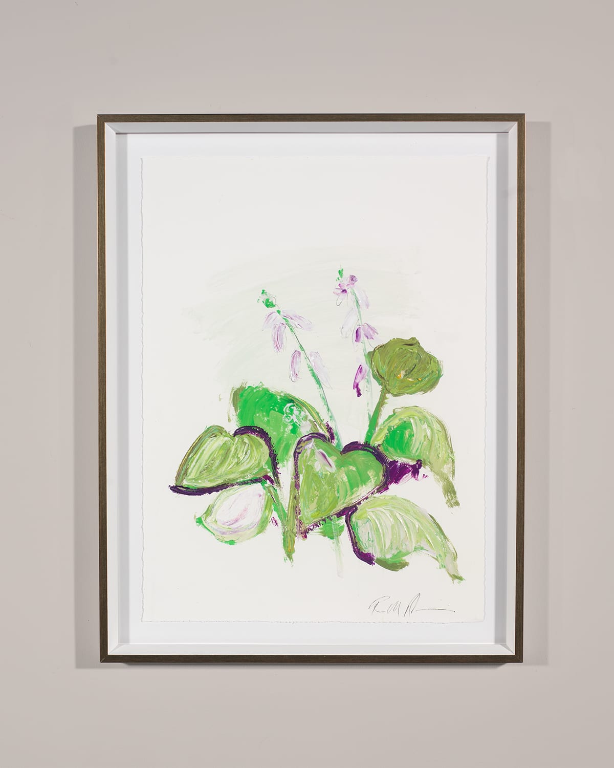 RFA Fine Art "White Glove Series - Hosta" Art Print by Robert Robinson ...