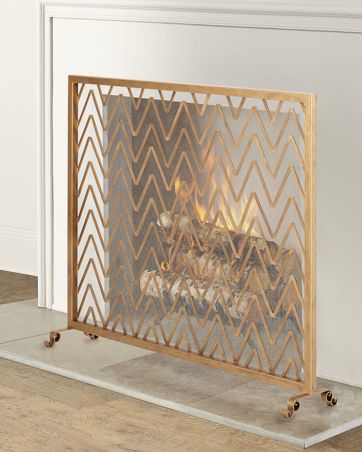 Multi Arched Fire Screen | Horchow