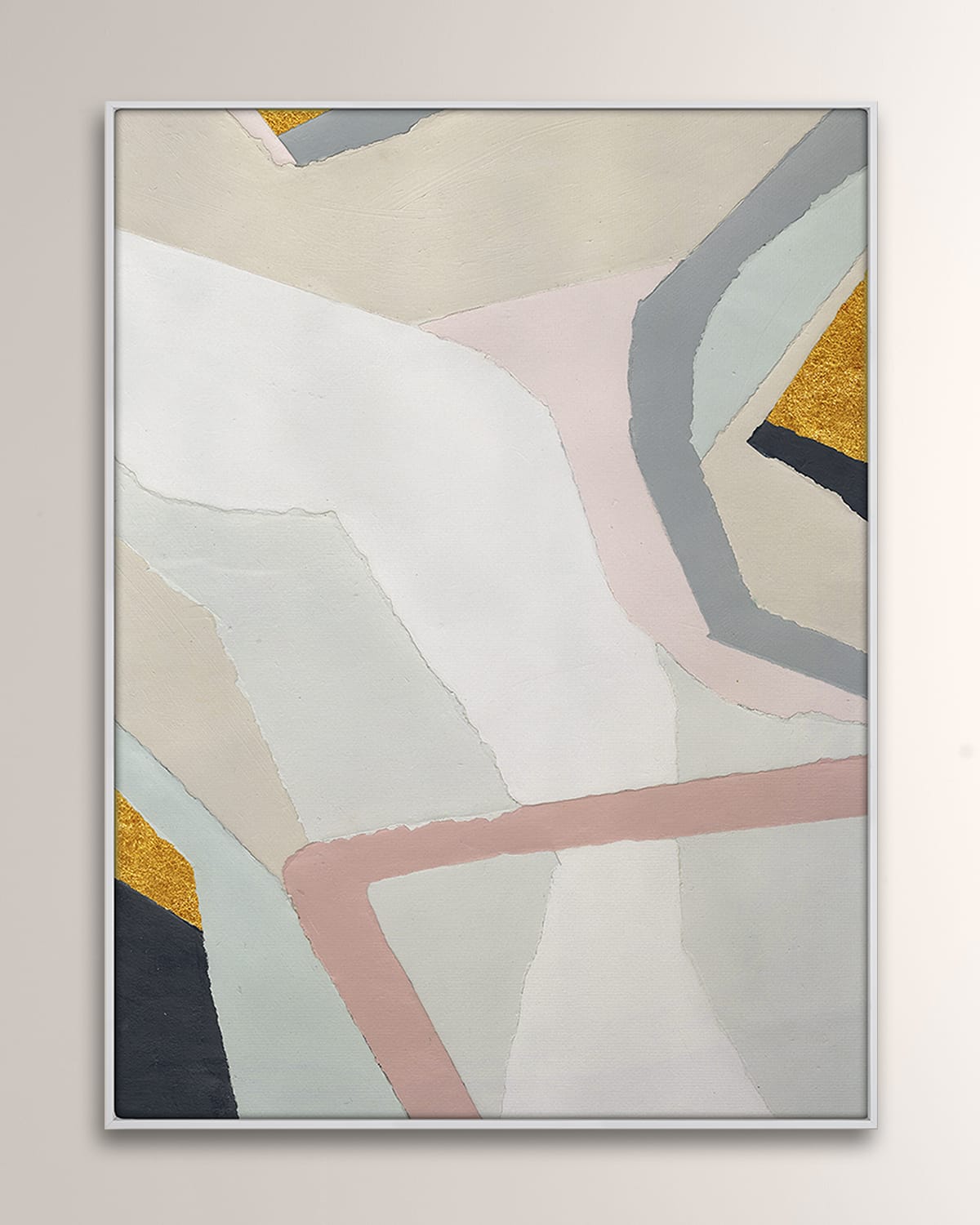 Grand Image Home "Abstract Collage 4" Digital Art Print on Canvas by ...