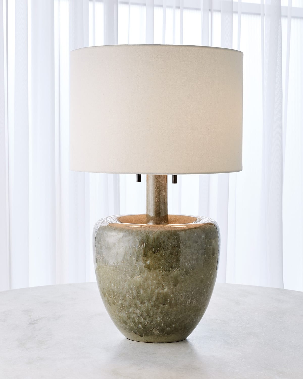 Global Views Callanish Marble Table Lamp, Large | Horchow