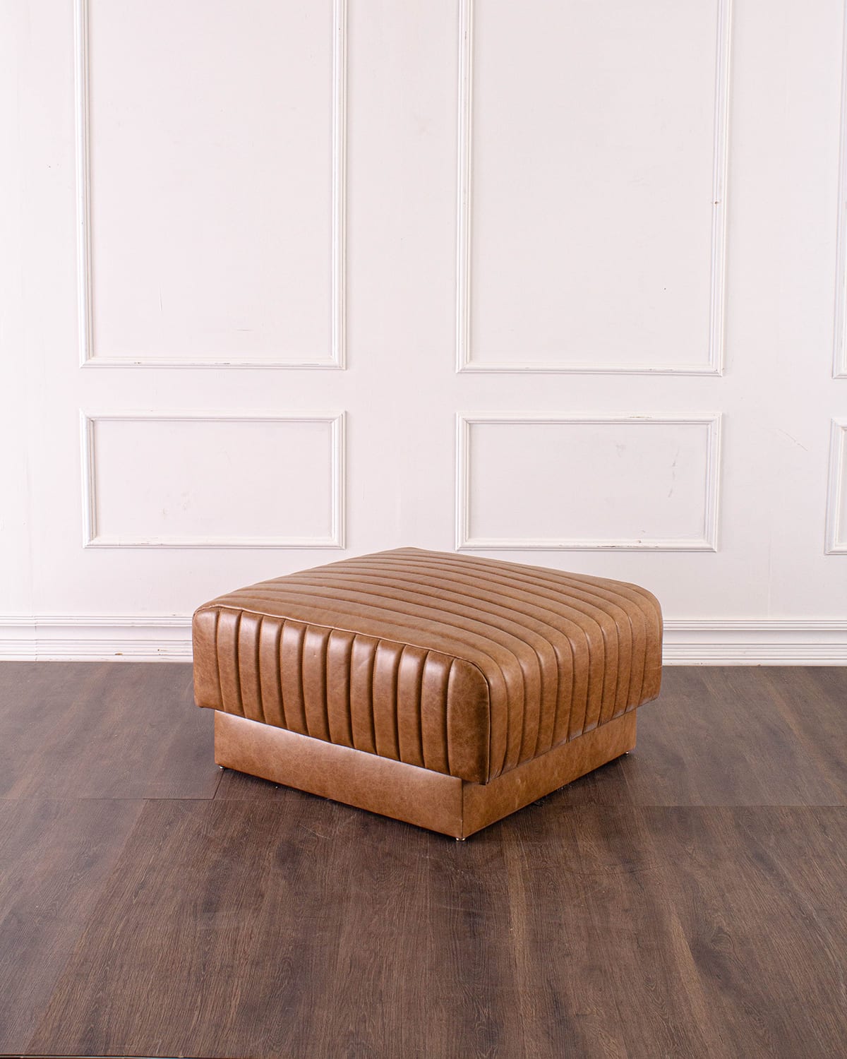 Peninsula Home Collection Gramercy Leather Ottoman | Horchow