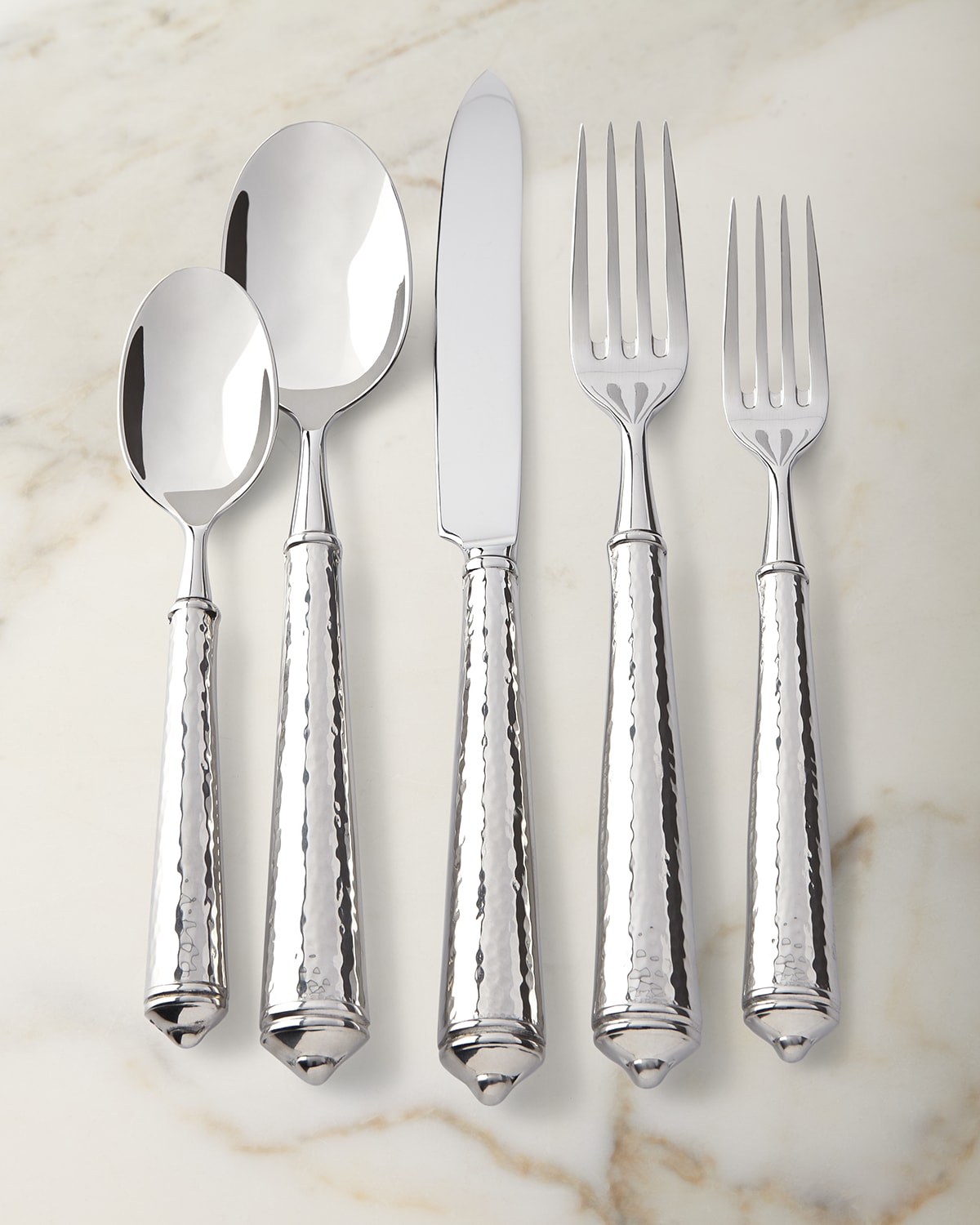 Ricci Silversmith 20-Piece Parisian Garden Flatware Set | Horchow