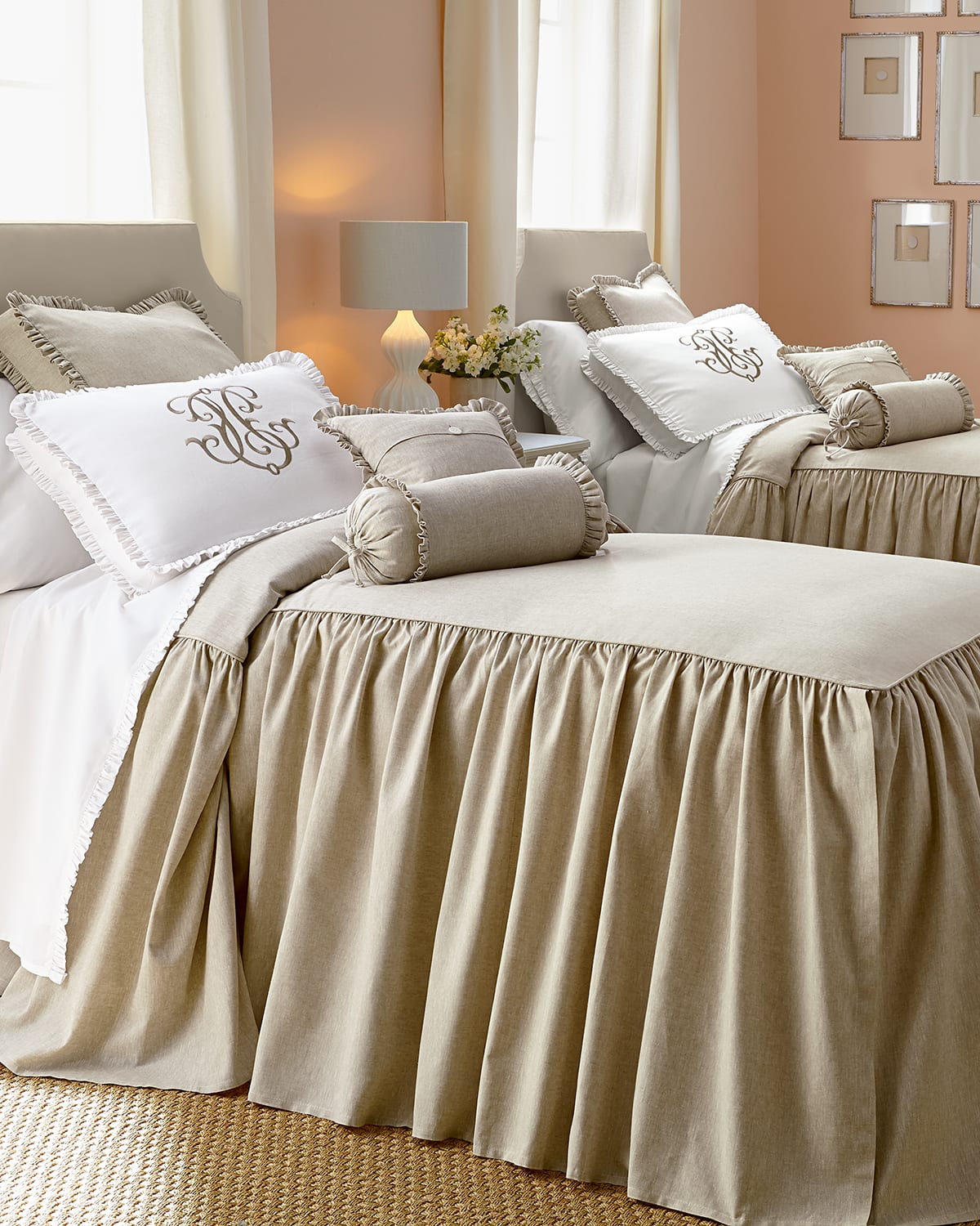 Legacy Queen Camden Skirted Bedspread | Horchow