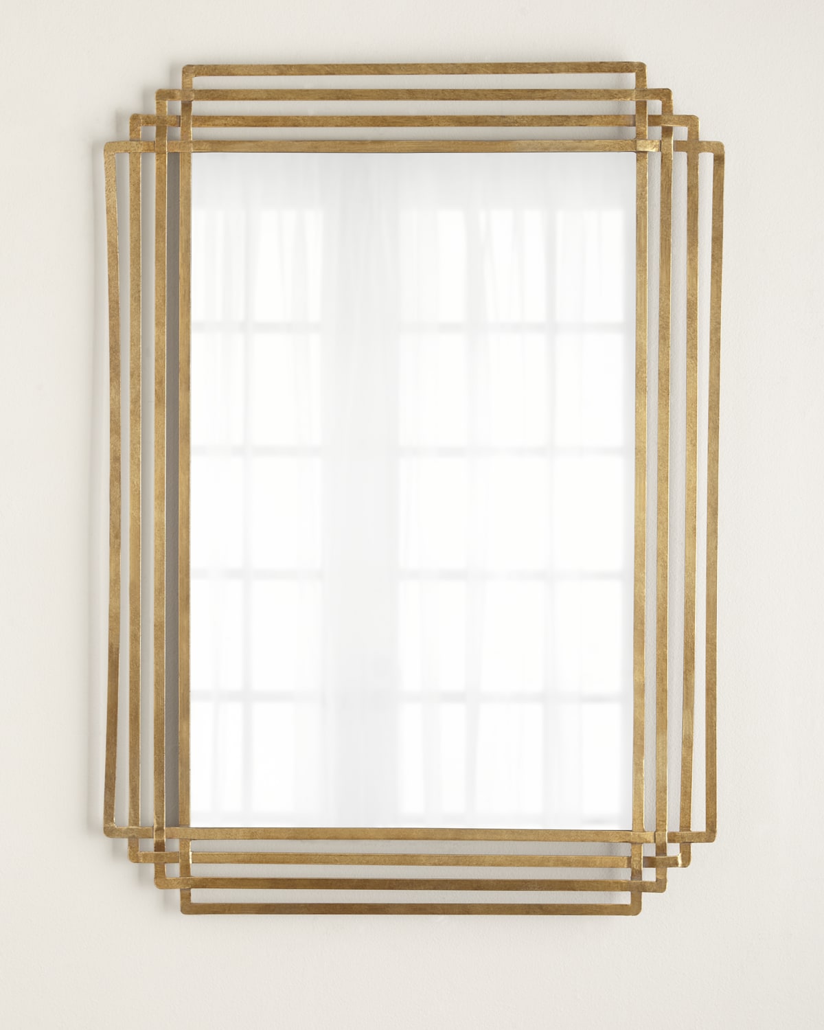 Rectangle Mirror with Acrylic Knobs | Horchow