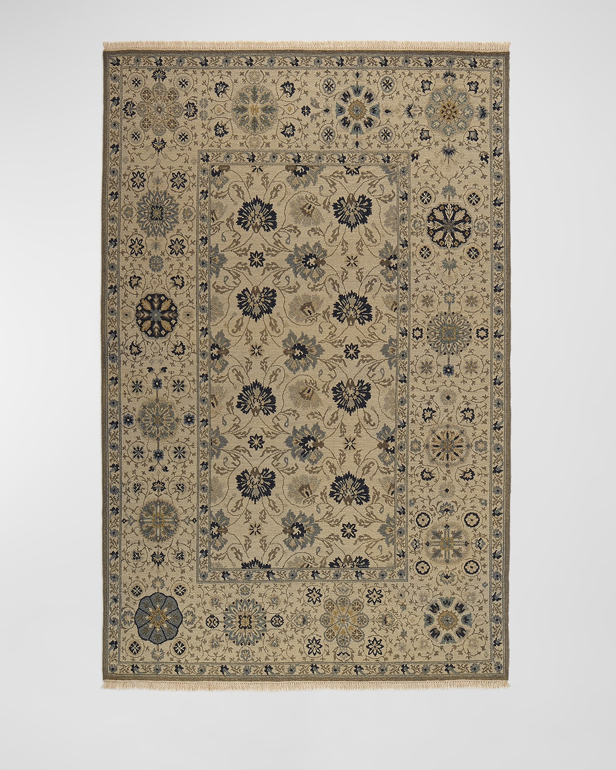 Haven & Loom Cadet Blue Rug, 4' x 6' | Horchow