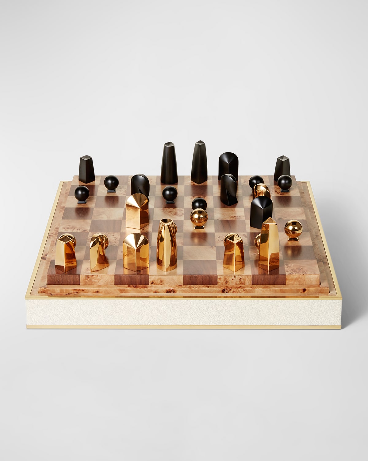 AERIN Enzo Travel Backgammon Set | Horchow