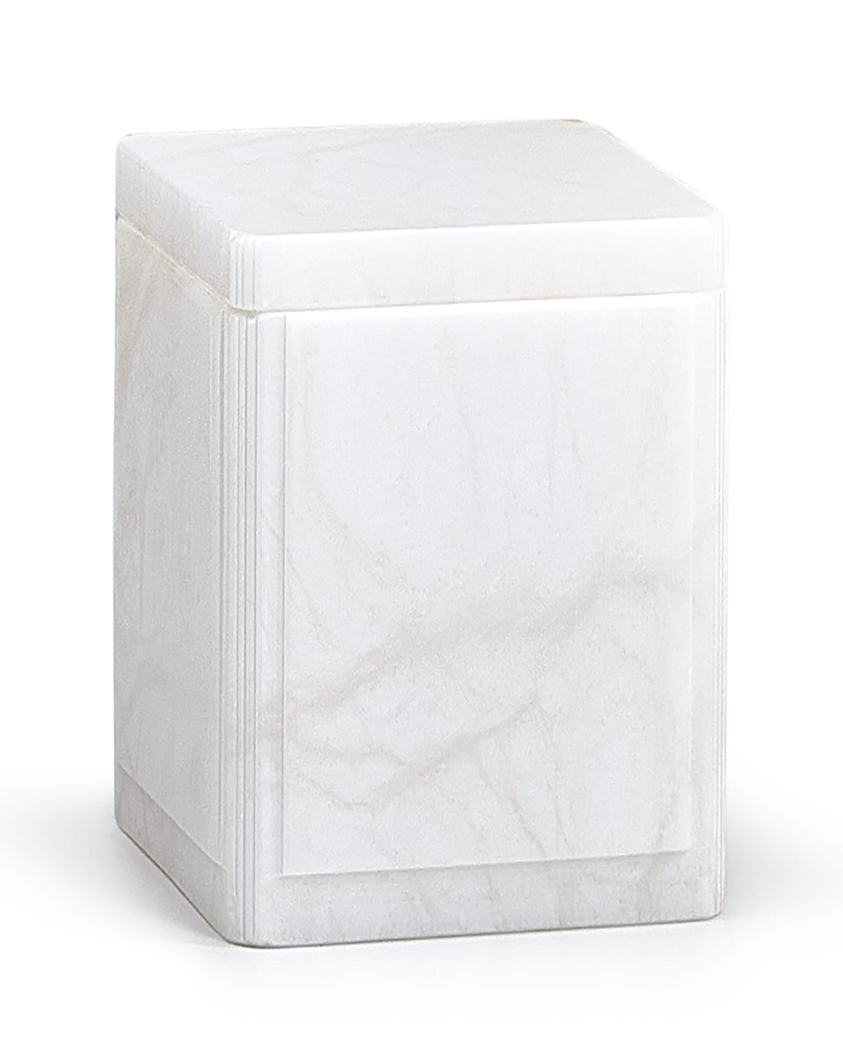 Marble Crafter Eris Collection Pearl White Marble Canister | Horchow