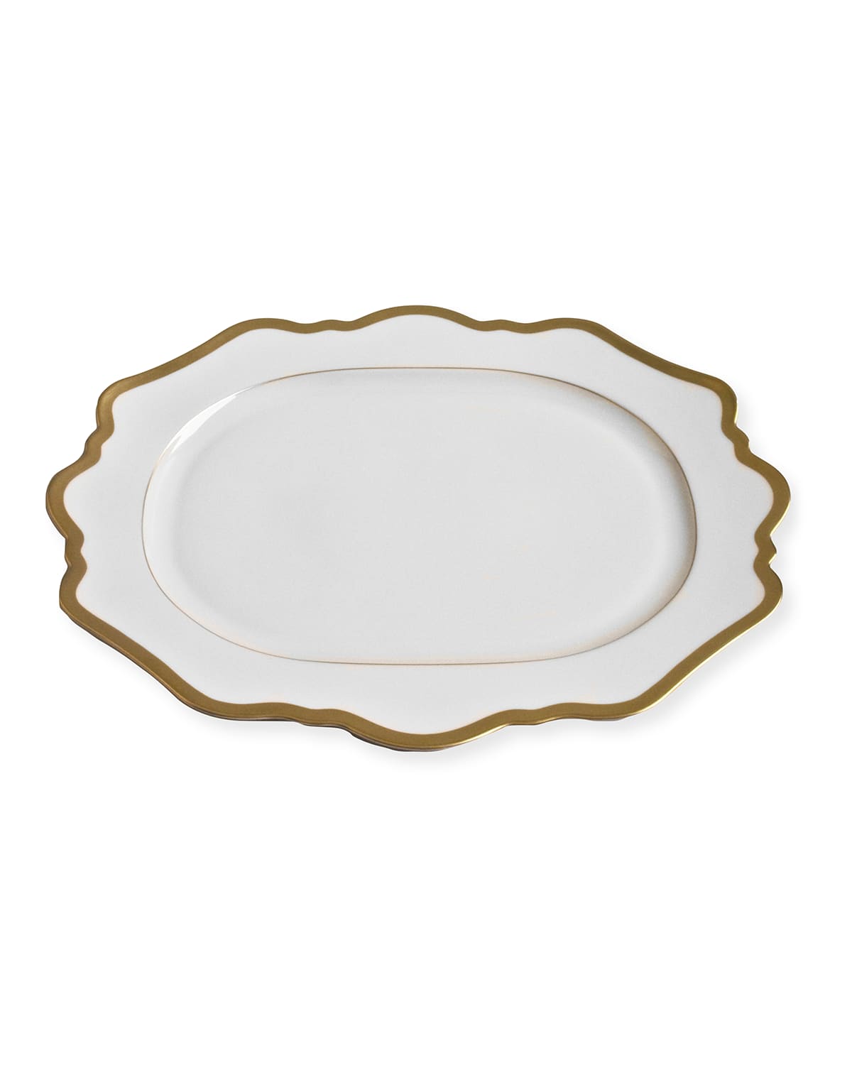 Anna Weatherley Aqua Rimmed Salad Plate | Horchow