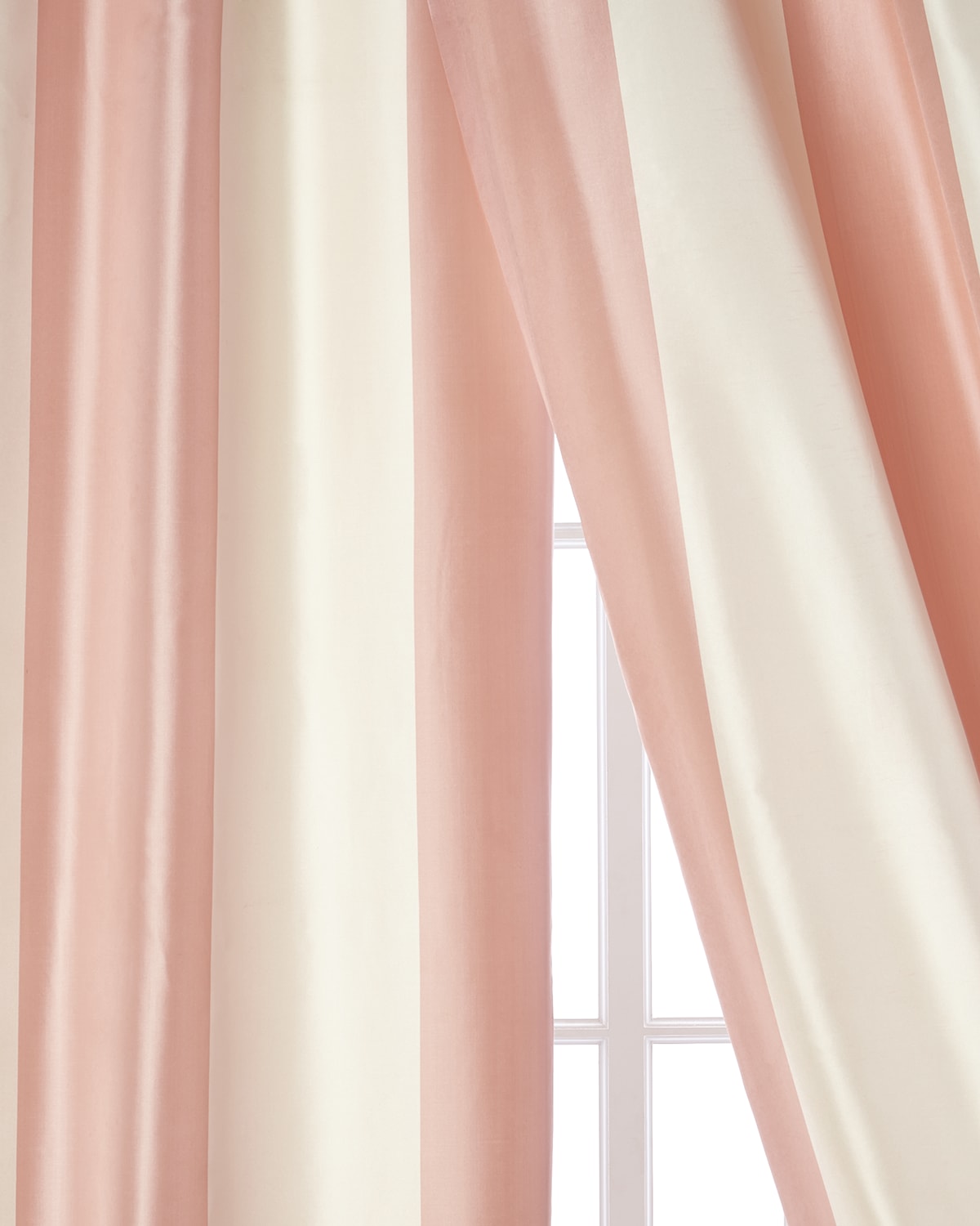 Home Silks Each 52"W x 96"L Carleton Curtain | Horchow
