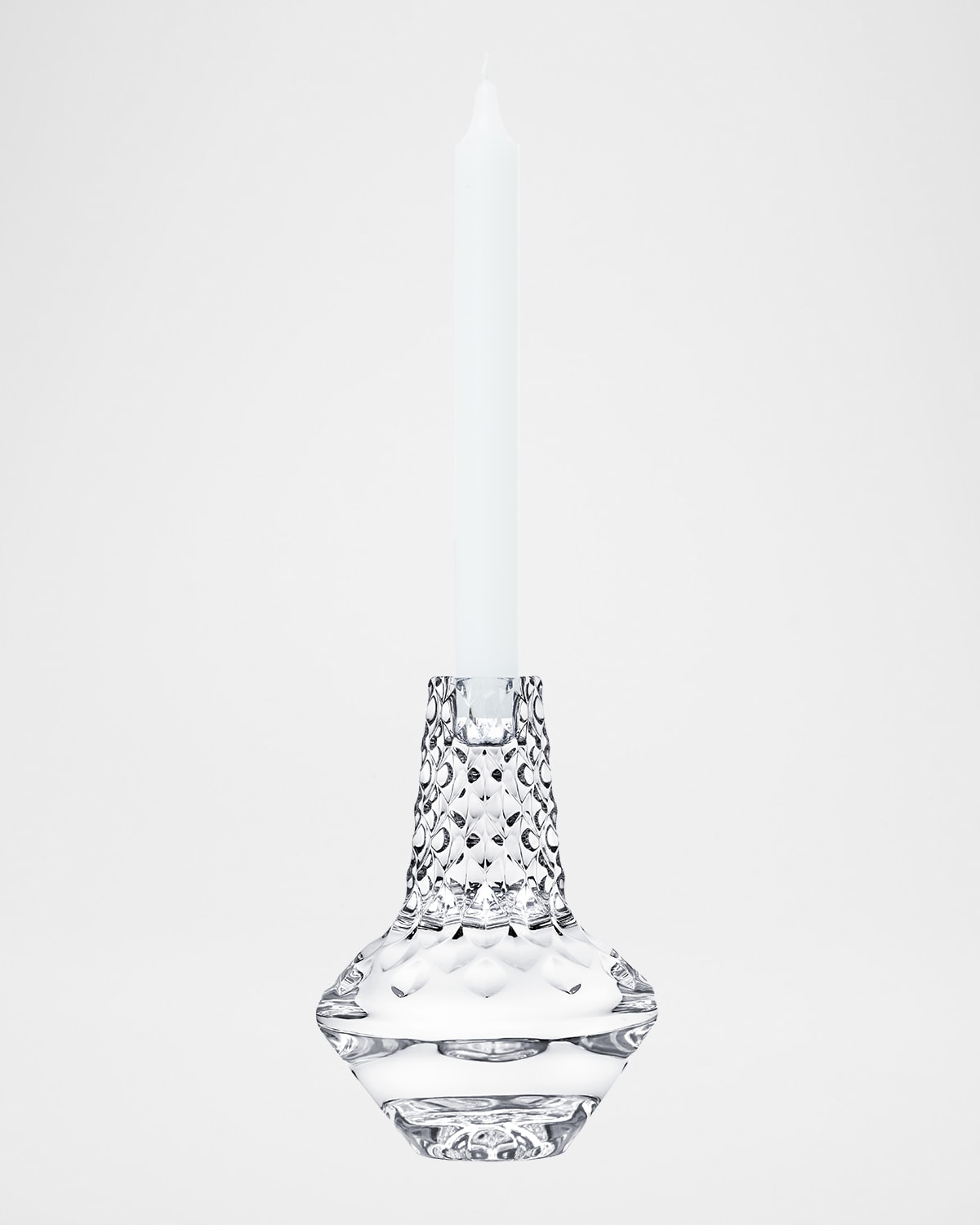 Saint Louis Crystal Folia Small Candlestick Holder | Horchow