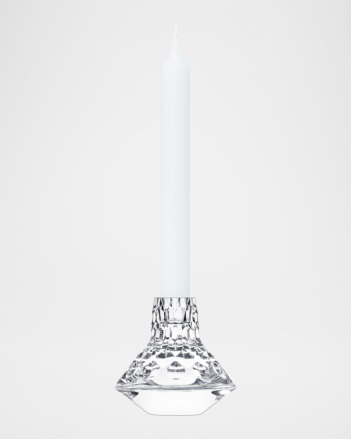 Saint Louis Crystal Folia Large Candlestick Holder | Horchow