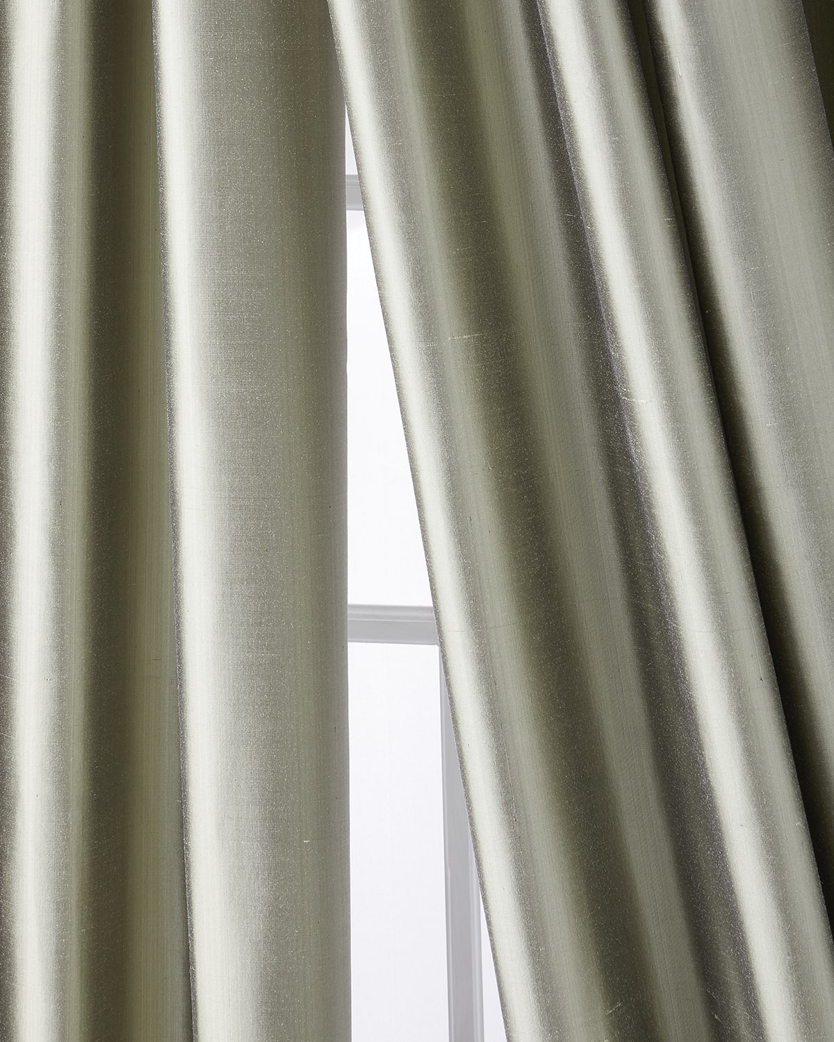 Home Silks Each 96"L Milano Striped Curtain | Horchow