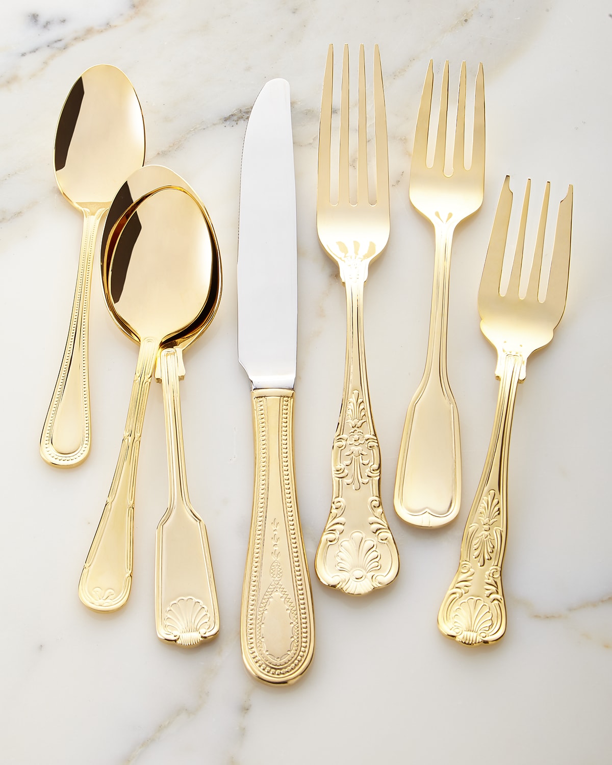 Wallace Silversmiths 65-Piece Queens Flatware Service | Horchow