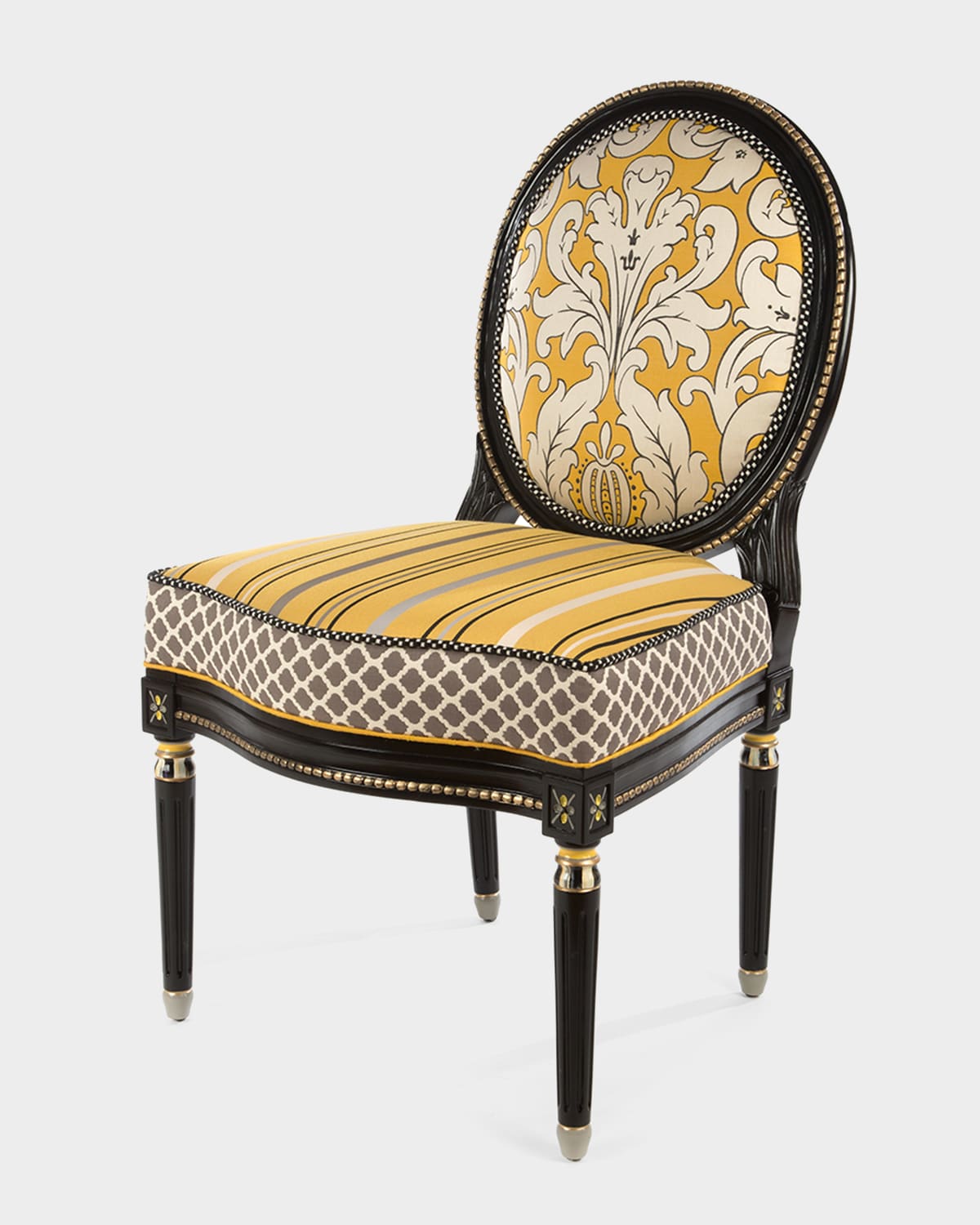 MacKenzie-Childs Queen Bee Courtyard Outdoor Wing Chair | Horchow